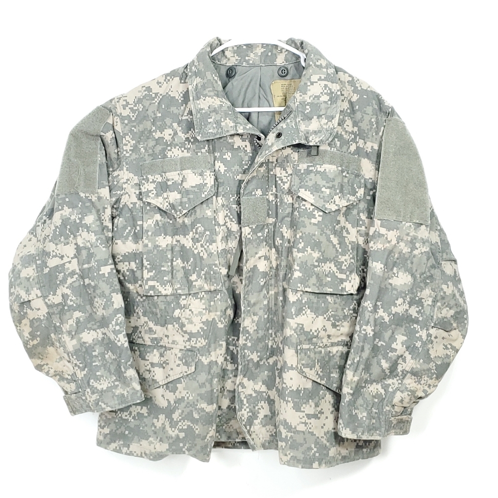 Us Military Army Digital Camo Cold Weather Jacket - Gem